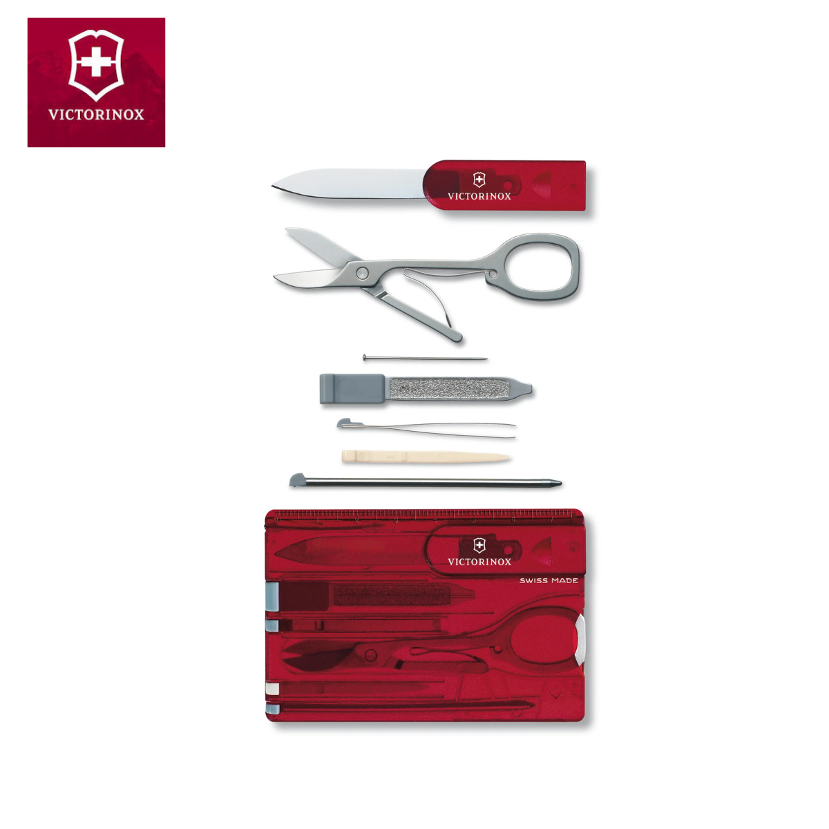VICTORINOX RUBY SWISS CARD - Compleat Angler & Camping World Rockingham
